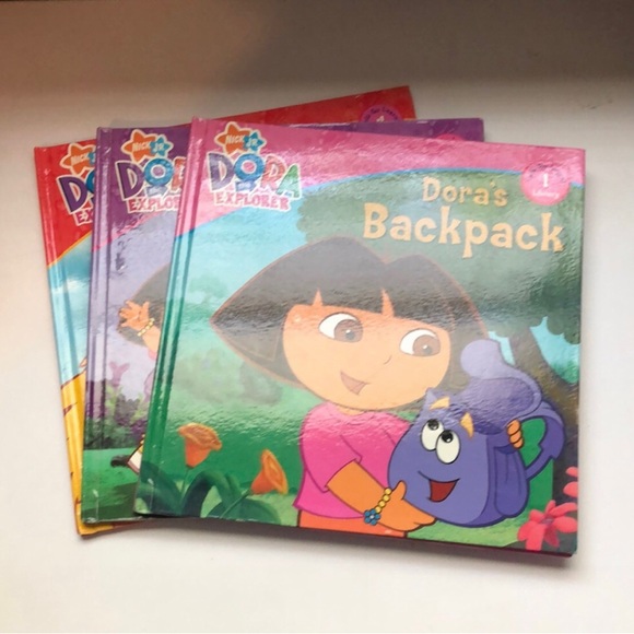 Nickelodeon | Toys | Set Of 3 Nick Jr Dora The Explorer Hardcover ...